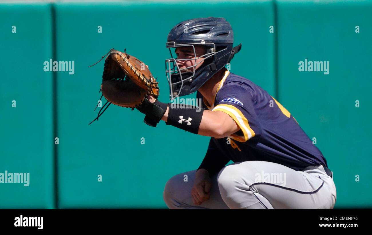 Northern Colorado catcher Josh Glenn (4) during an NCAA baseball game ...