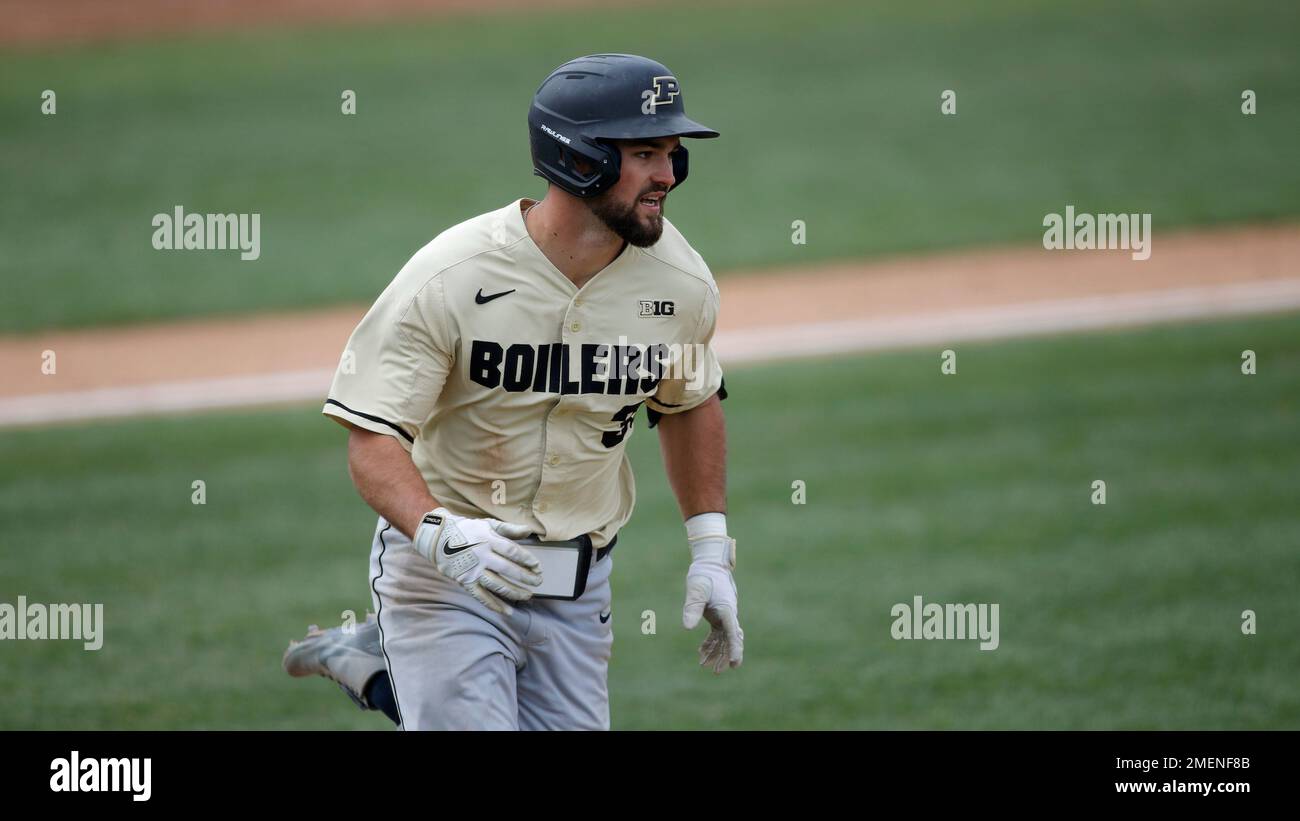 Purdue's Ben Nisle plays during an NCAA baseball game on Sunday, April ...