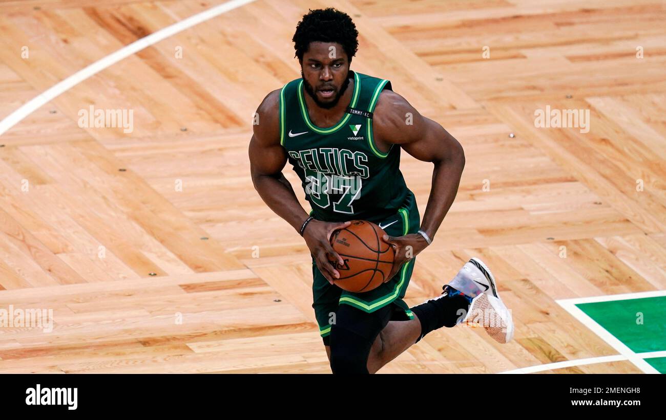 Boston Celtics forward Semi Ojeleye (37) during the first half of an ...