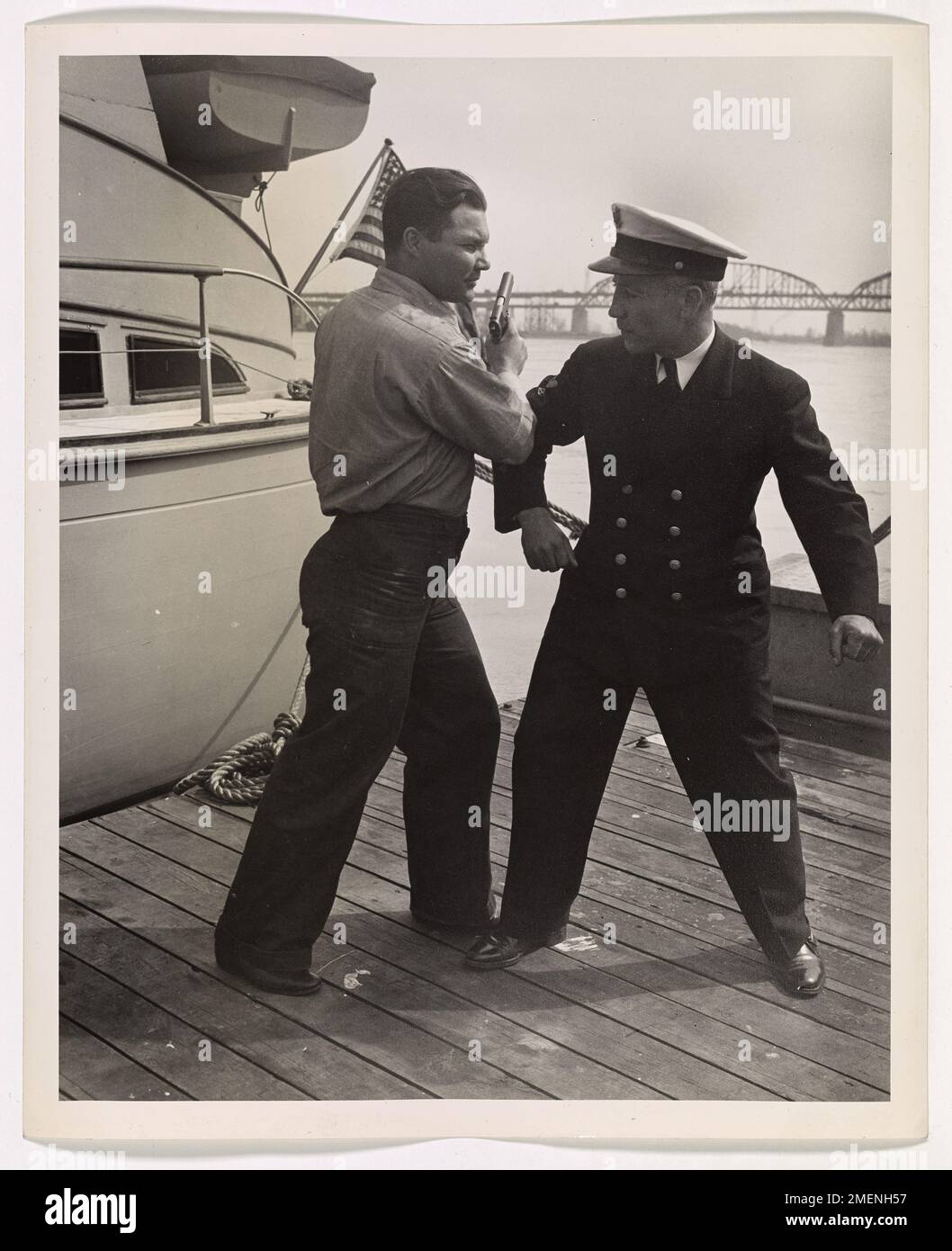 Chief Kessler demonstrates a quick and decisive move to knock a gun ...