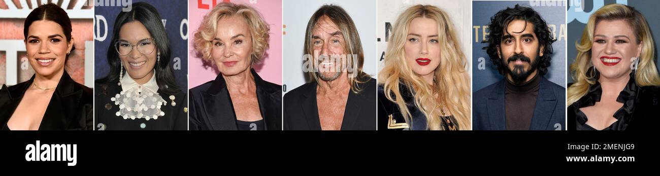 This combination photo of celebrities with birthdays from April 18-24 ...