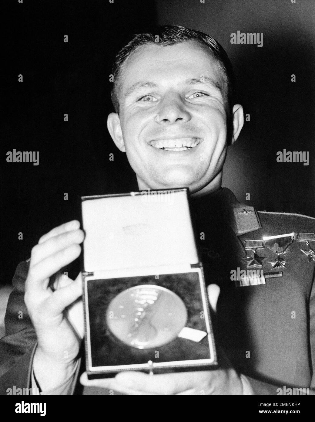 FILE - In this Tuesday, July 11, 1961 file photo, Major Yuri Gagarin ...