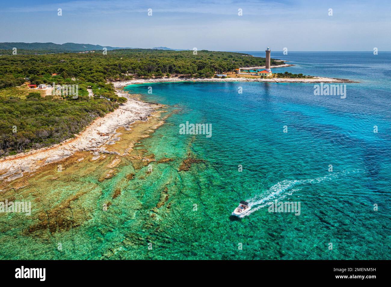 Light house Veli Rat Stock Photo - Alamy