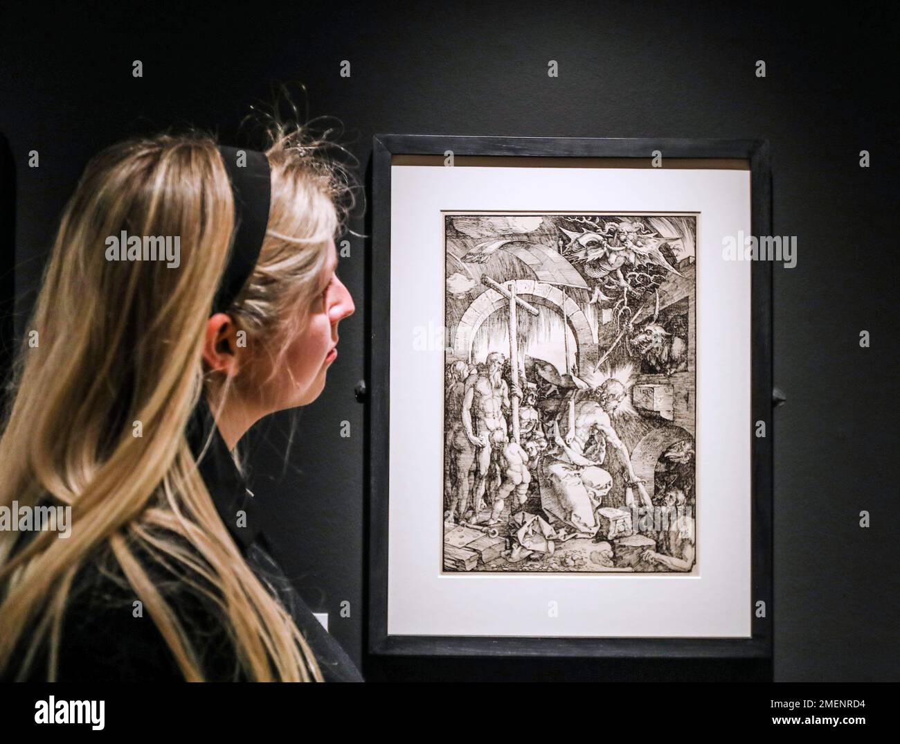 Bath, Somerset, England 24 January 2023 The Harrowing of Hell, 1510 ...