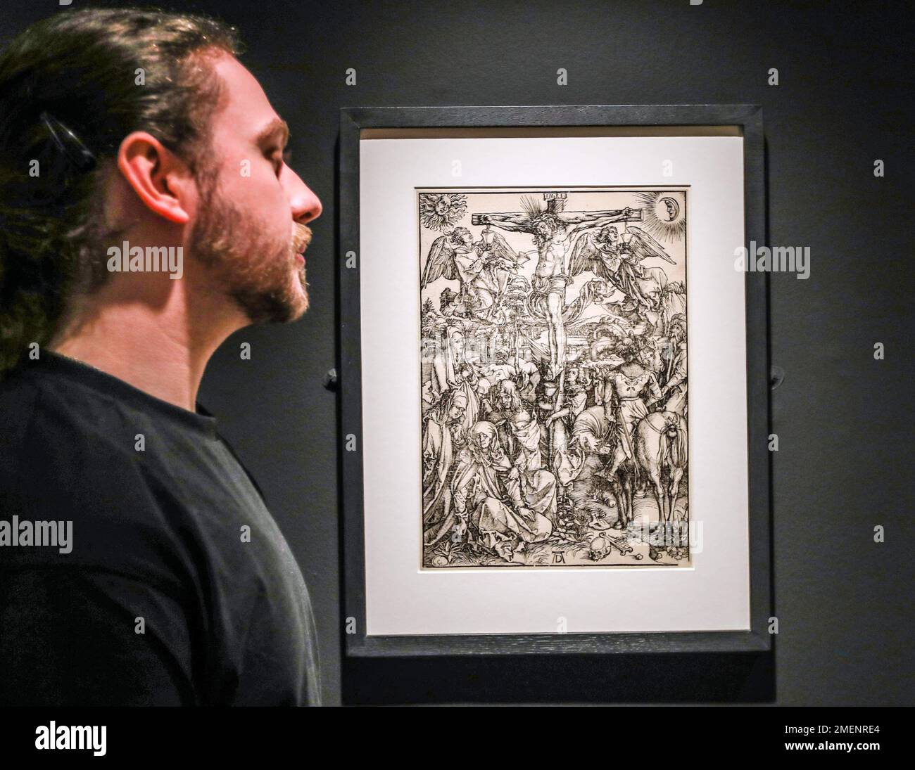 Bath, Somerset, England 24 January 2023 Crucifixion 1498 This ...