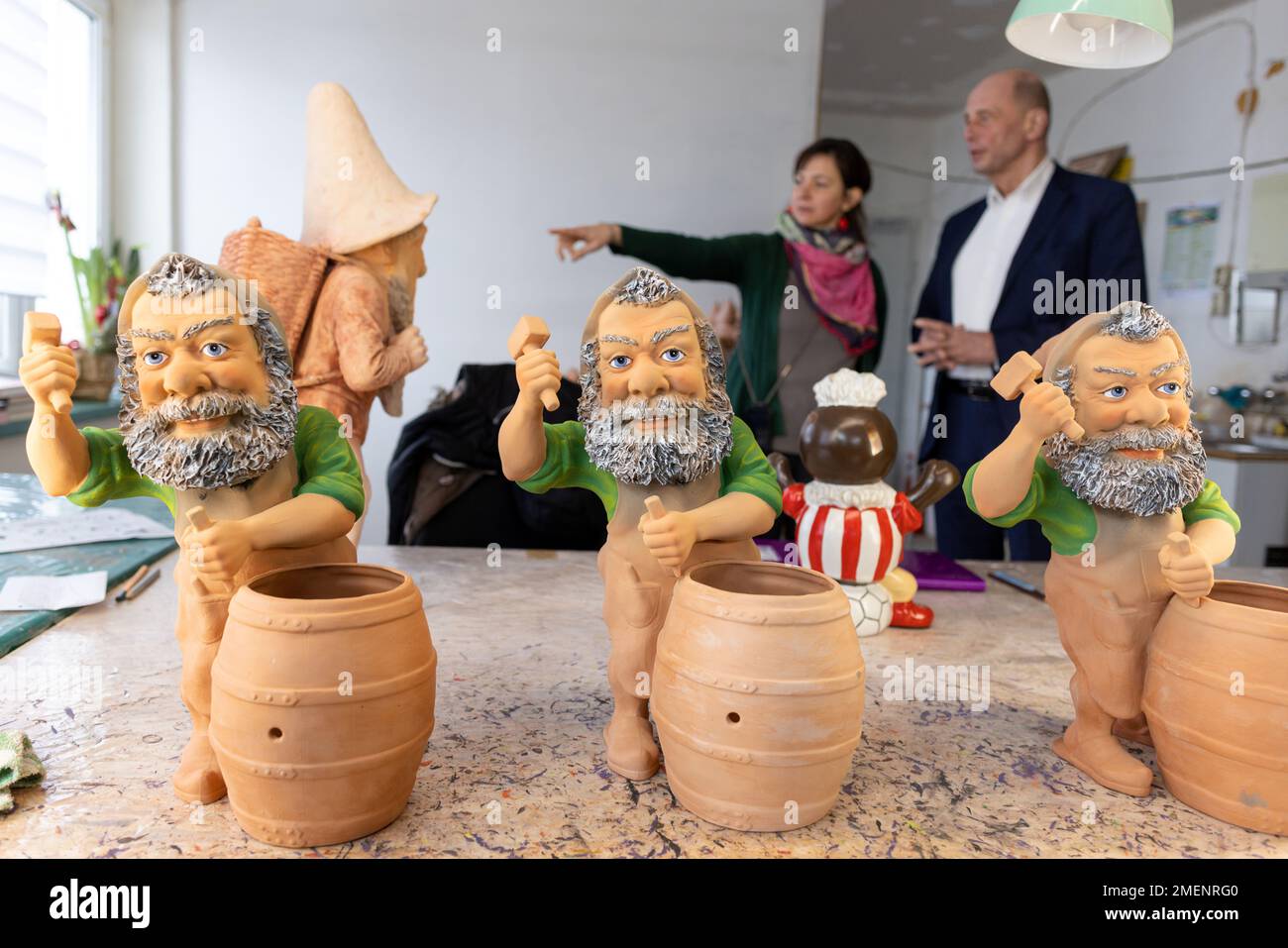 Geratal, Germany. 24th Jan, 2023. Helma Ortmann, owner of the ...