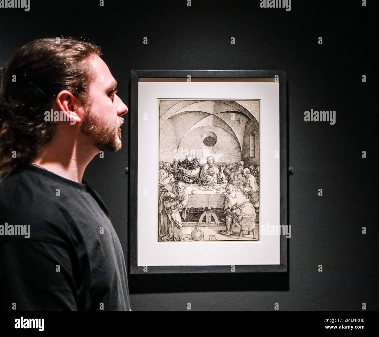 Bath, Somerset, England 24 January 2023 The Last Supper 1510 ,This ...