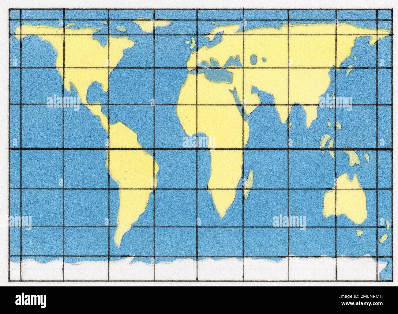 Geographical projection hi-res stock photography and images - Alamy