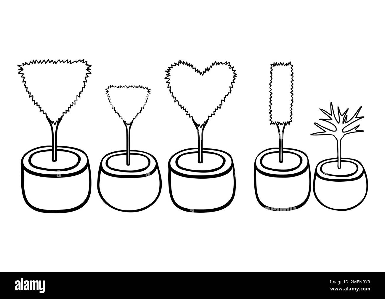 044-045 HedgeTrimming bw Stock Photo - Alamy