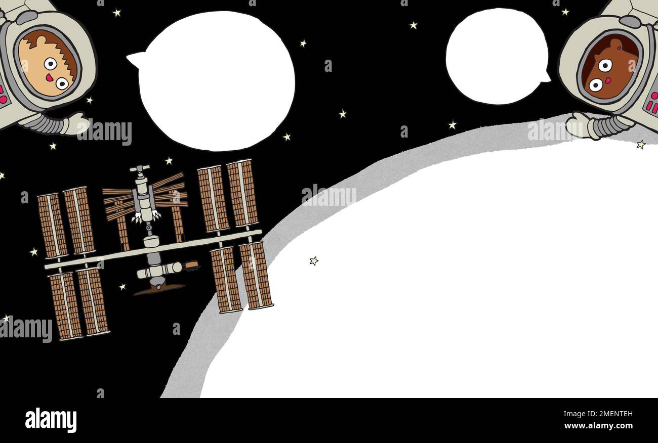 Astronaut floating in space hi-res stock photography and images - Alamy