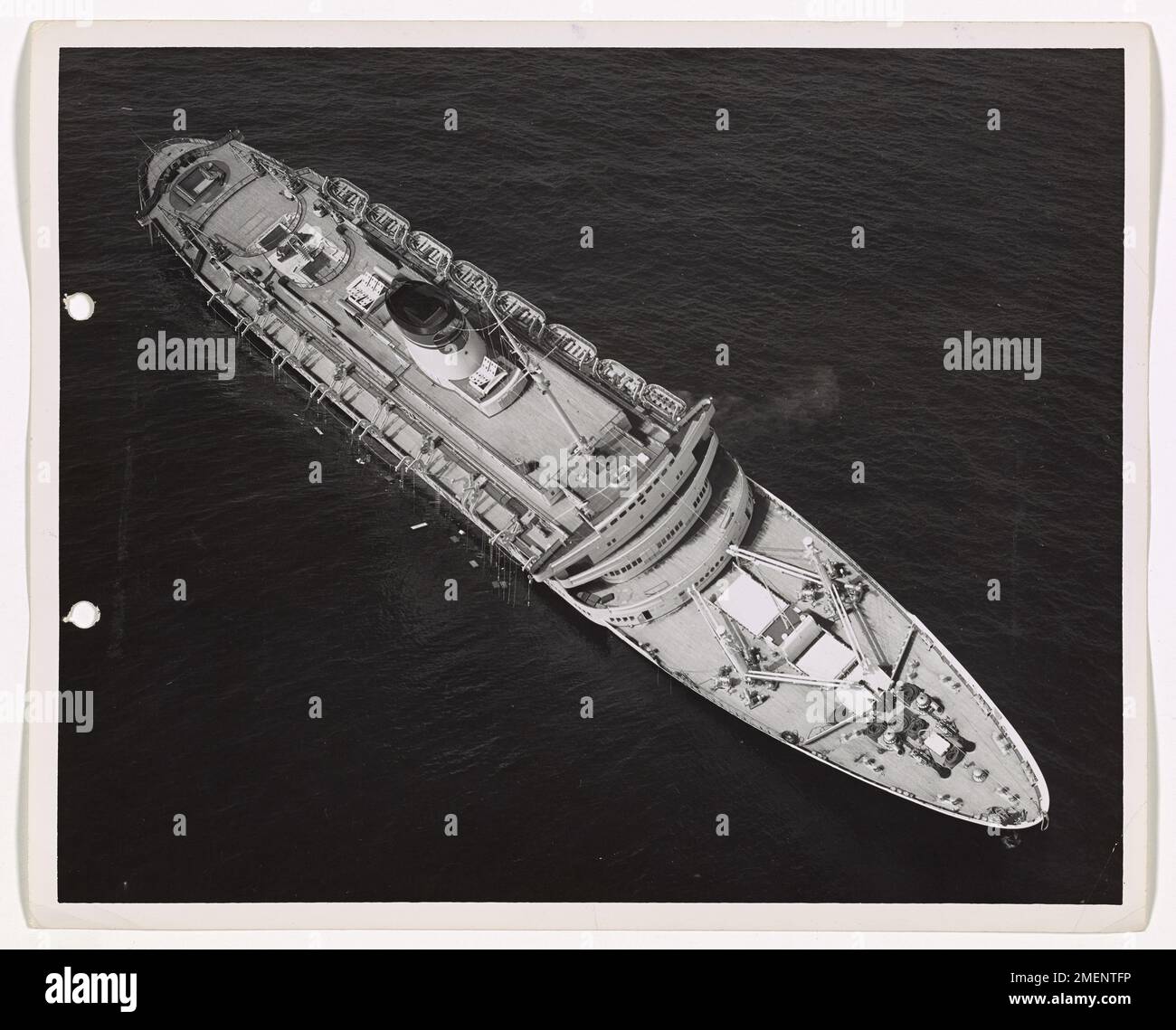 The SS ANDREA DORIA, a 656-foot luxury liner from Genoa, Italy, sinks ...