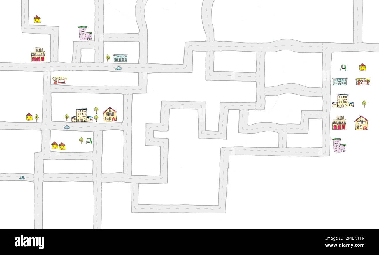 Network house Cut Out Stock Images & Pictures - Alamy