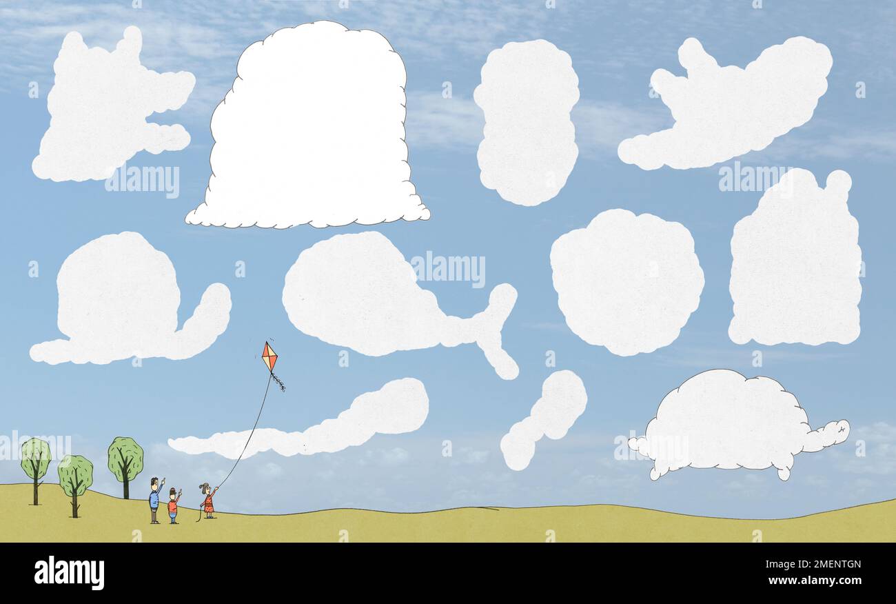 Clouds in shape of animals Stock Photo - Alamy