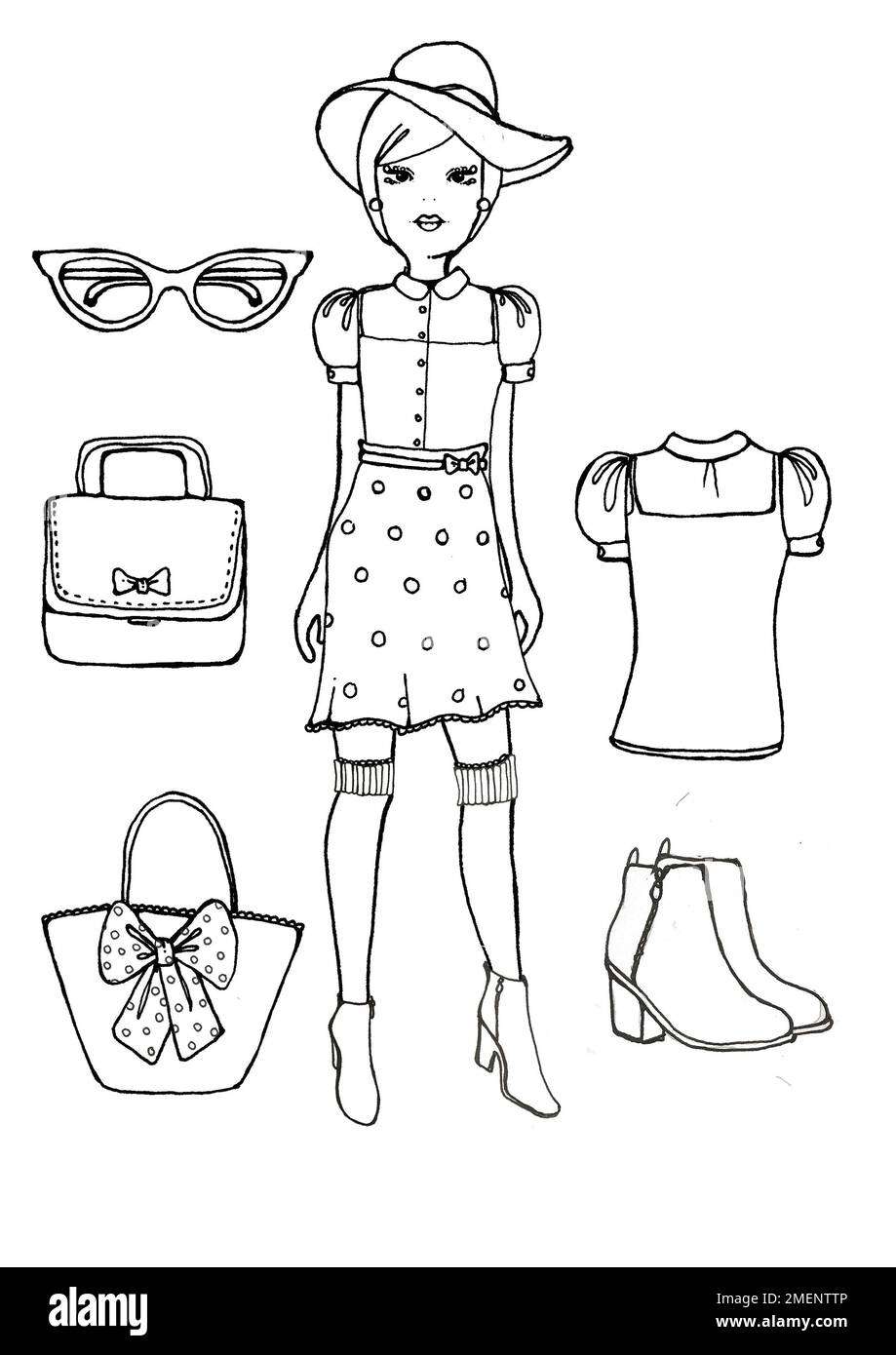 Drawins Of Girl Accesories
