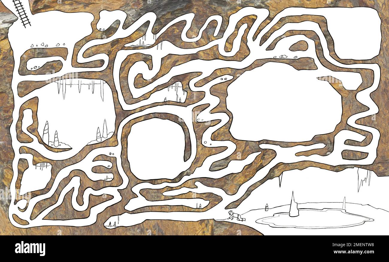 Structure of caves Stock Photo - Alamy