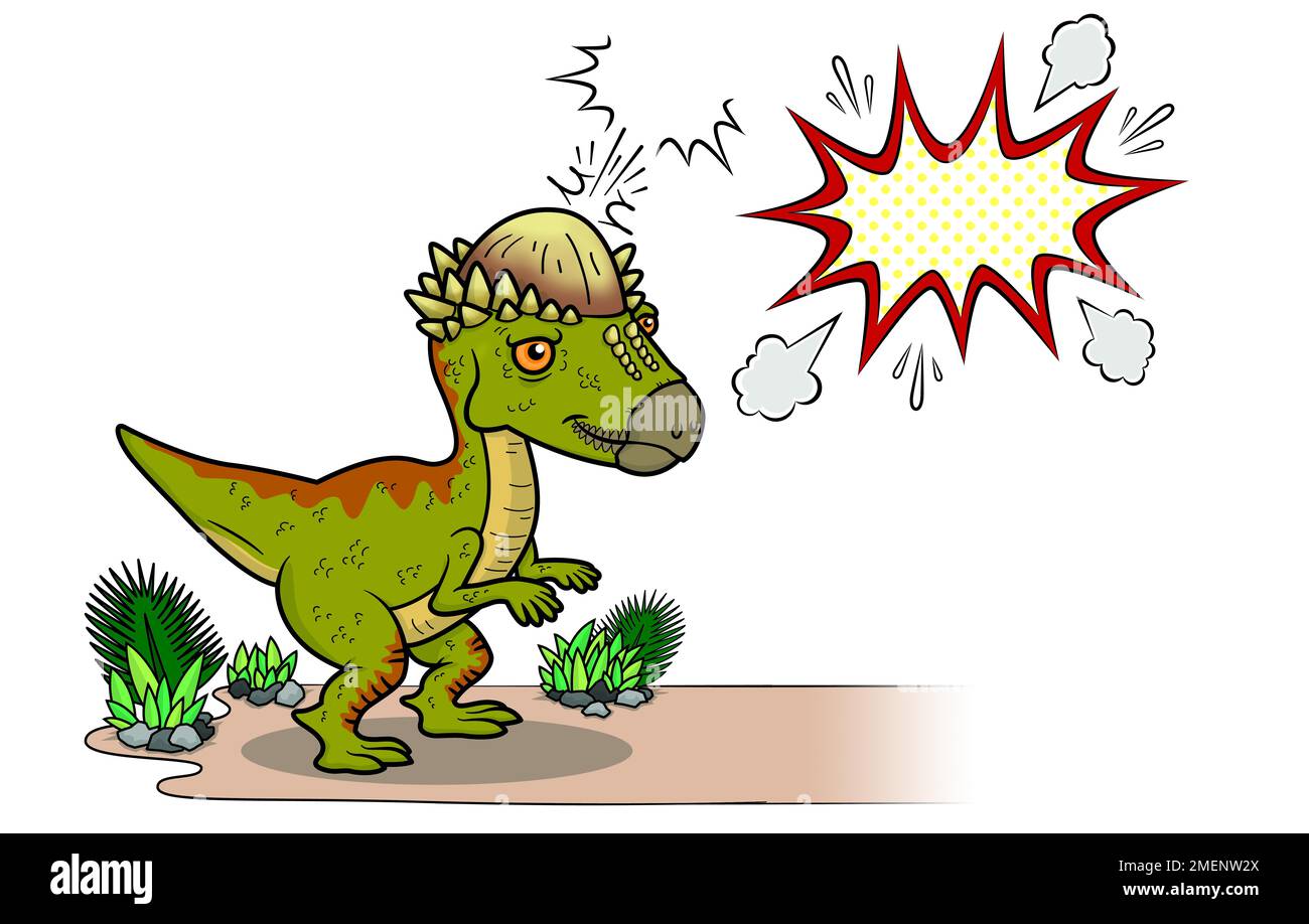 Pachycephalosaurus dinosaur prehistoric hi-res stock photography and ...