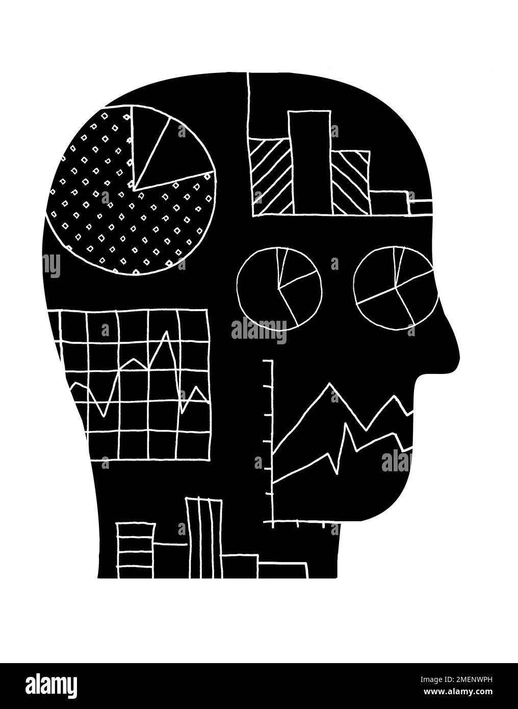 Vertical bar graph Black and White Stock Photos & Images - Alamy