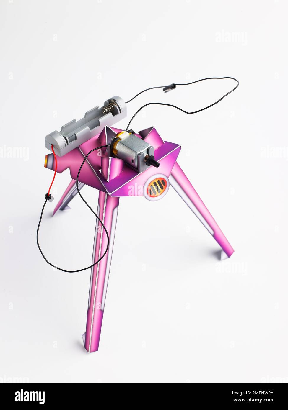 Part of battery powered alien robot Stock Photo - Alamy