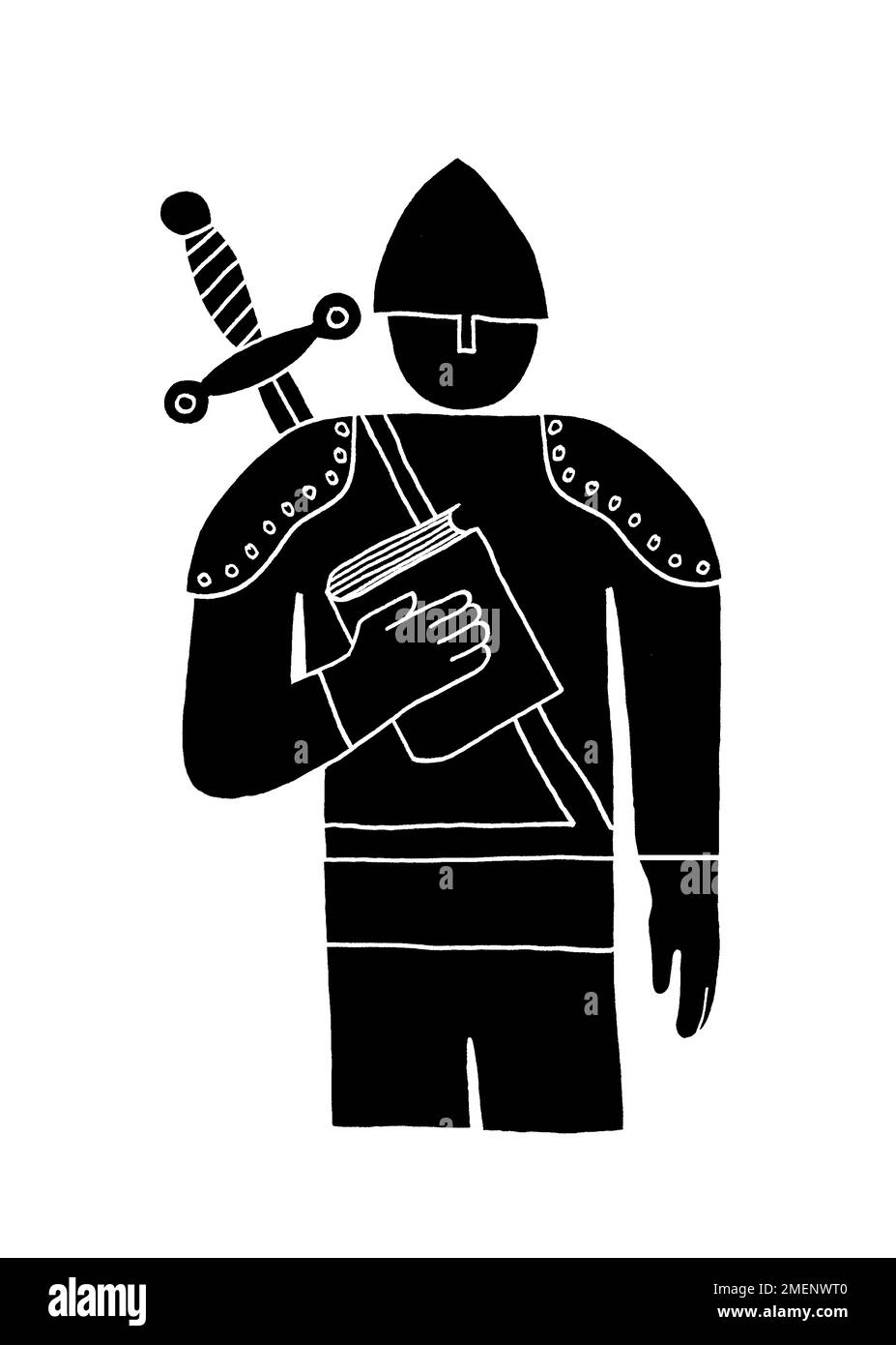 Book artwork Black and White Stock Photos & Images - Alamy