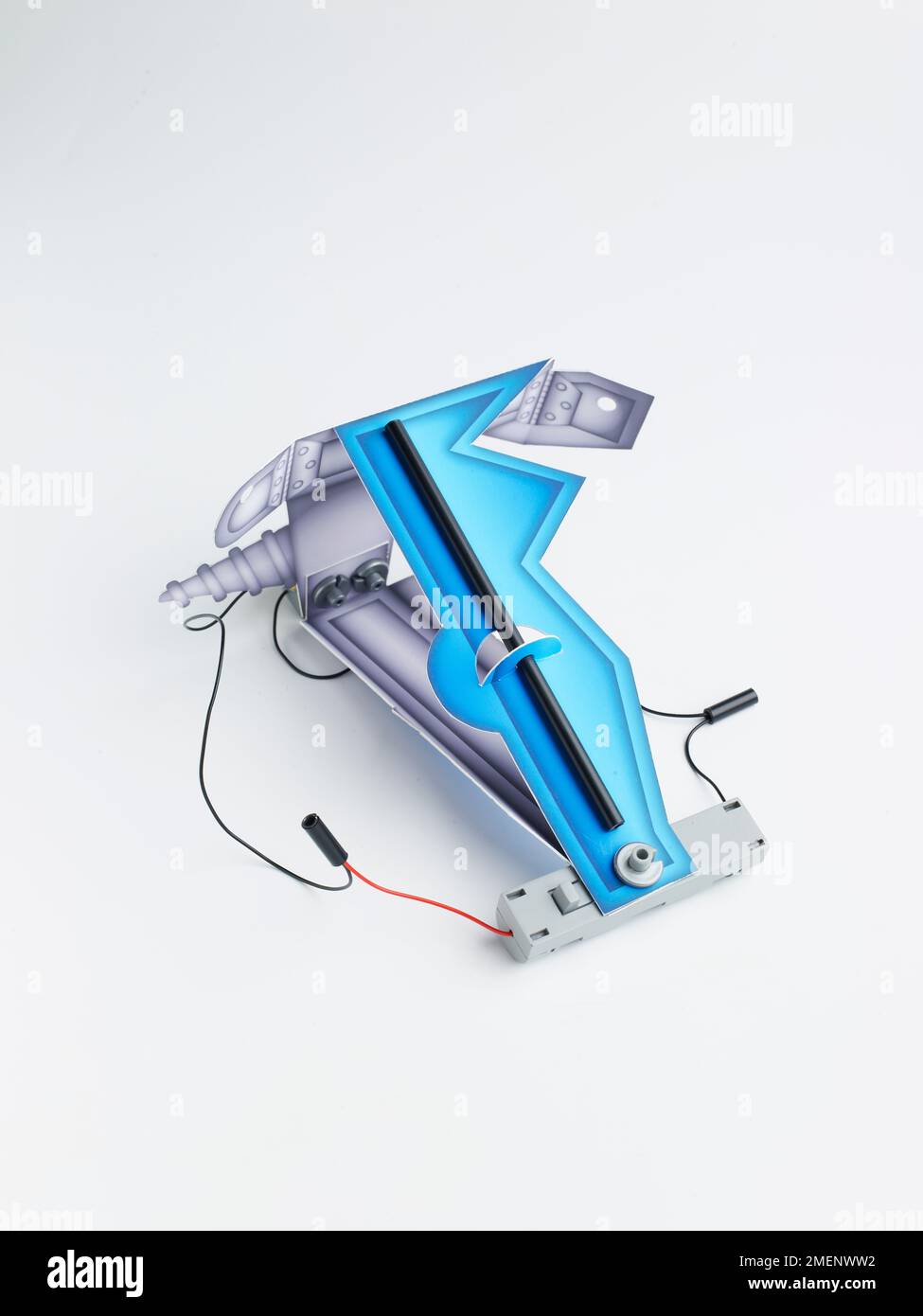 Parts for battery powered robot Stock Photo - Alamy