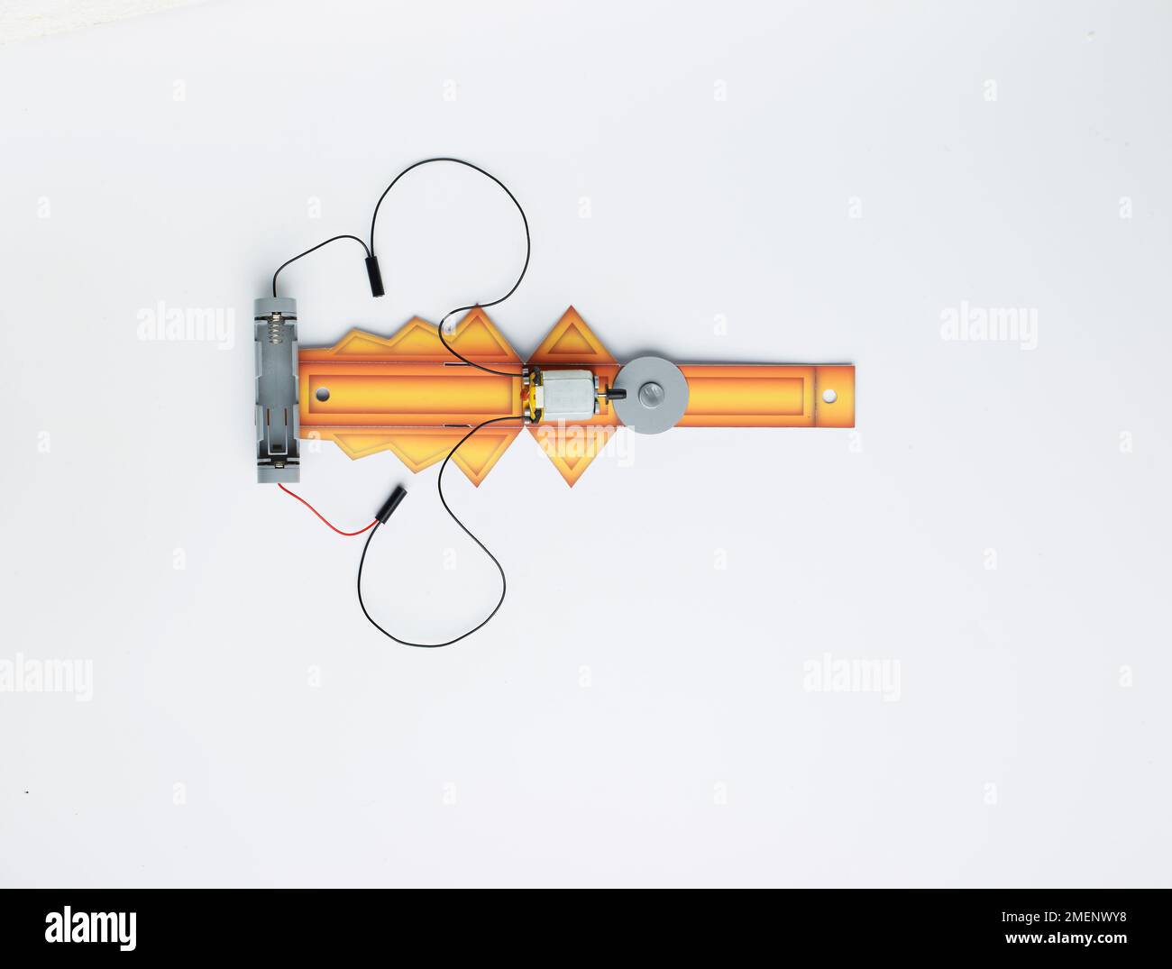 Parts of battery powered alien robot Stock Photo - Alamy