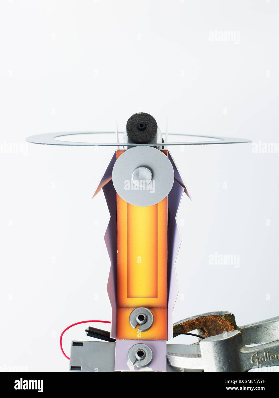 Parts of battery powered alien robot Stock Photo - Alamy