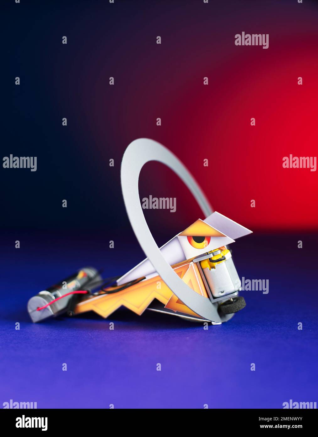 Battery powered alien robot Stock Photo - Alamy