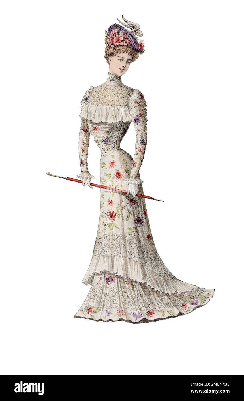 1899 dress hi-res stock photography and images - Alamy