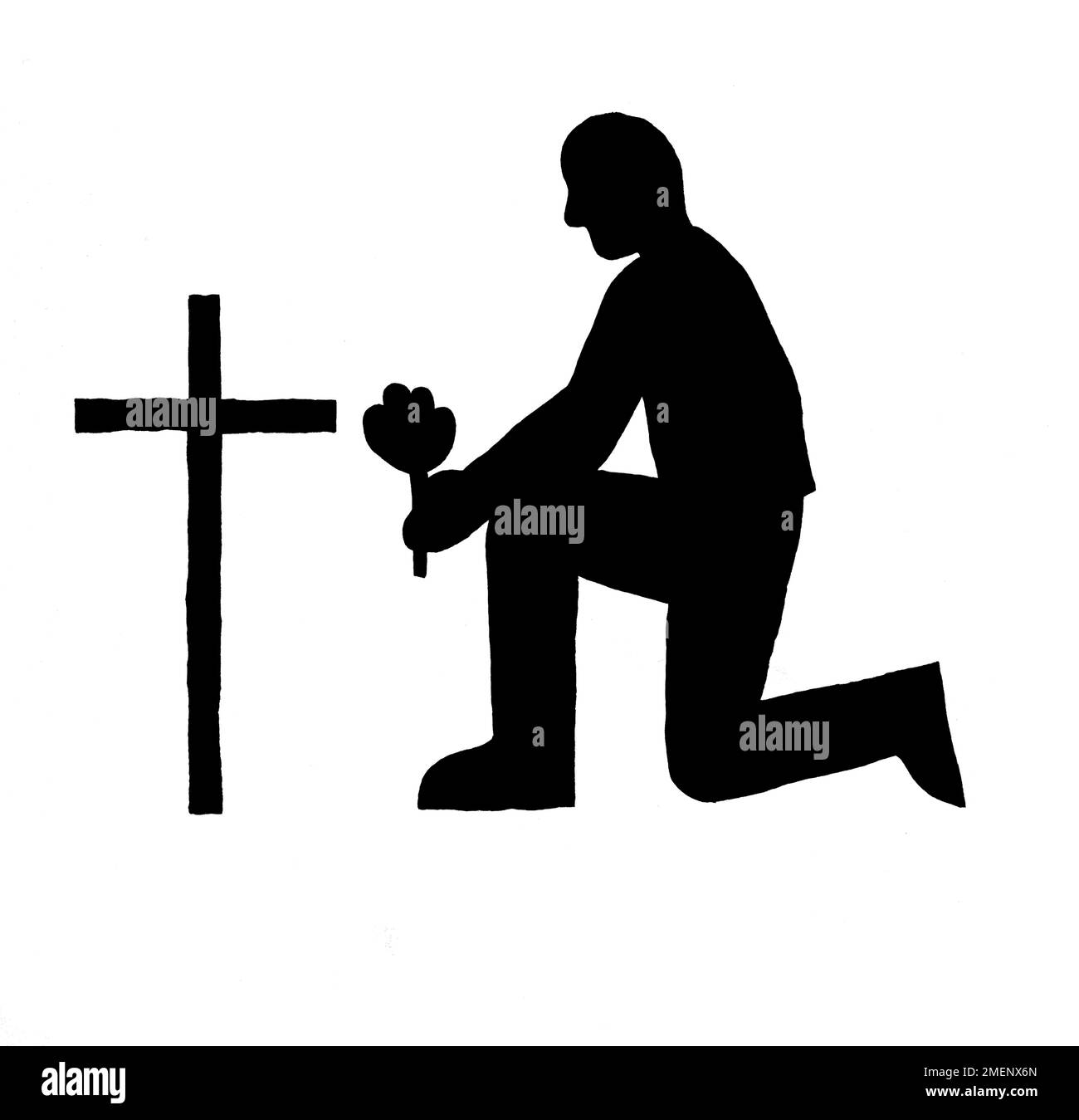 Of grief Black and White Stock Photos & Images - Alamy