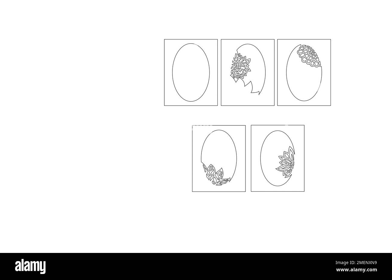 Papercraft. Project templates, Layer Paper Cut 2 Stock Photo - Alamy