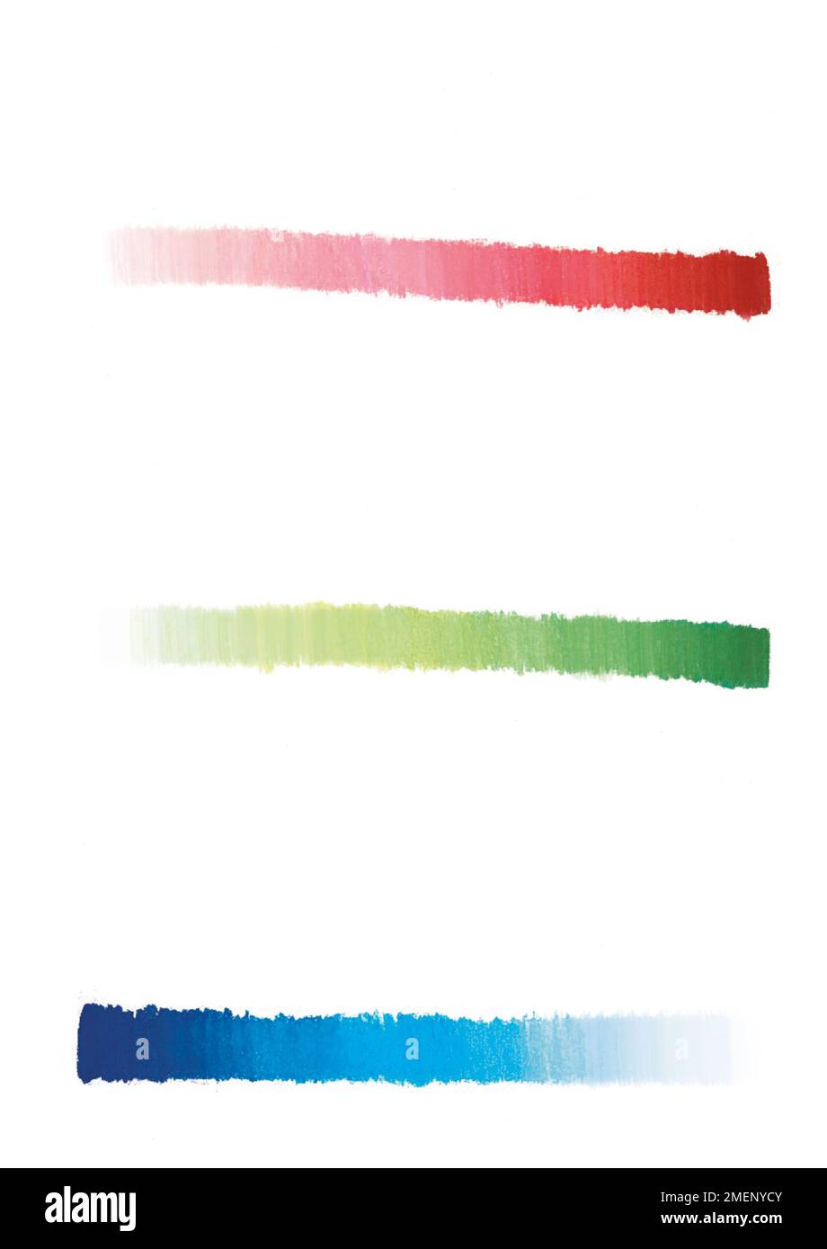 3 gradient colours in red, green and blue Stock Photo - Alamy