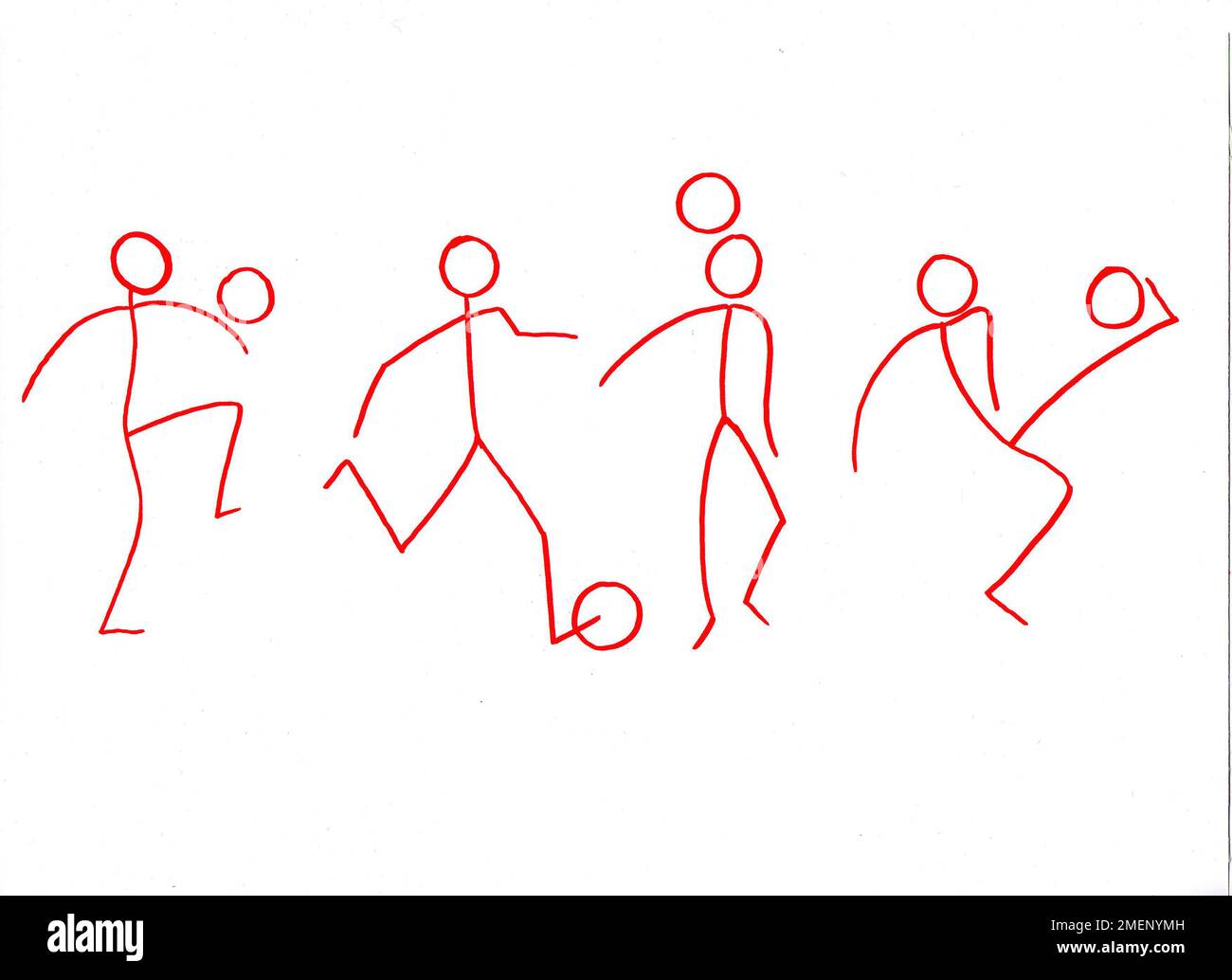 Stick men drawing hi-res stock photography and images - Alamy