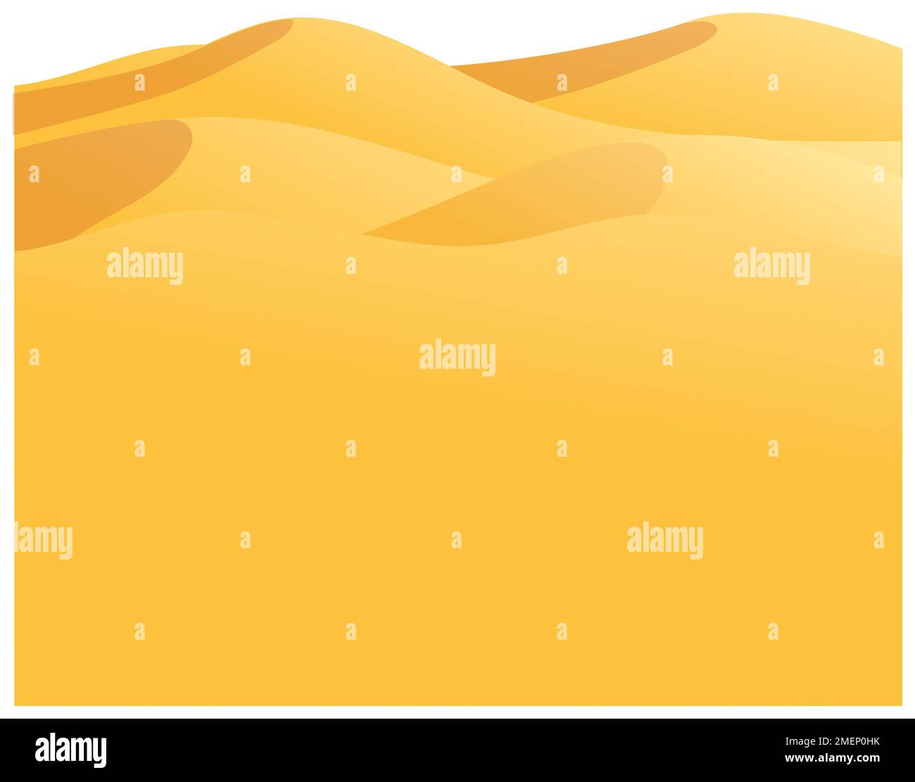 Artwork of sandy desert Stock Photo - Alamy
