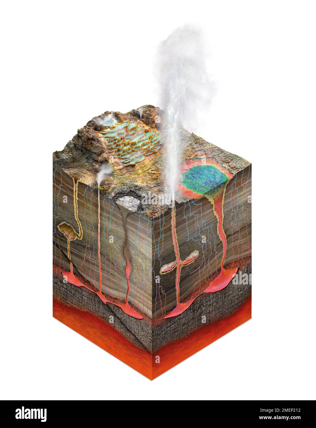 Geothermal volcanic Cut Out Stock Images & Pictures - Alamy