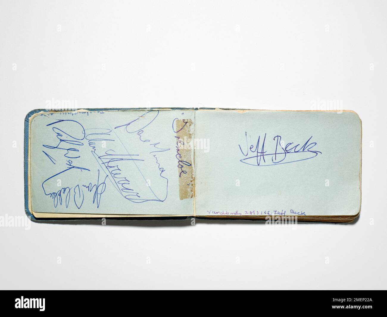 Signatures in autograph book Stock Photo - Alamy