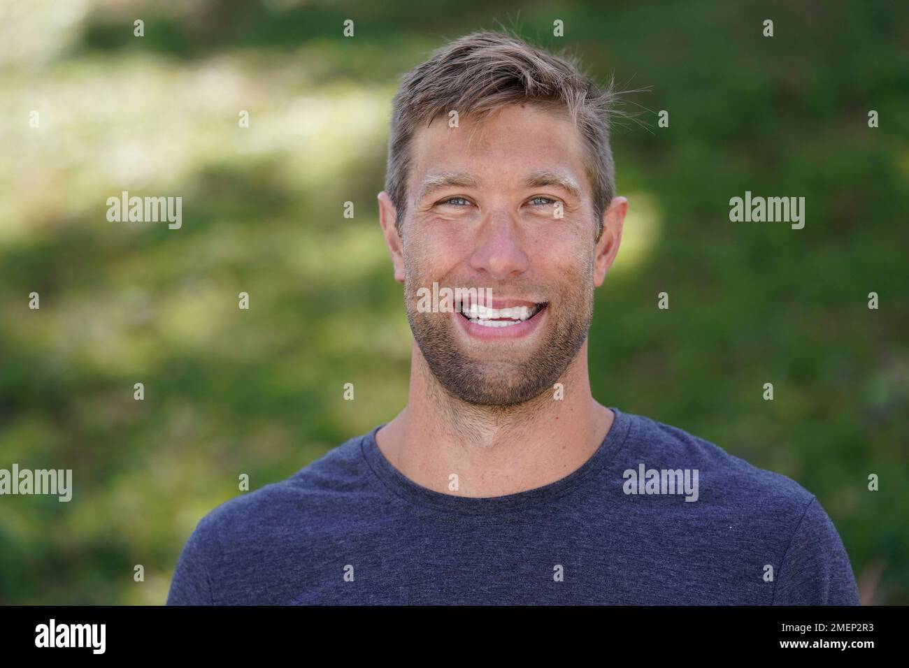 Matt Grevers, six-time Olympic medalist in swimming, poses for a photo ...