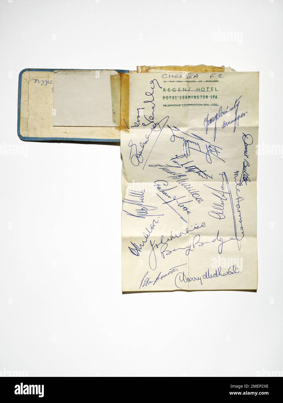 Chelsea footballer signatures Stock Photo - Alamy