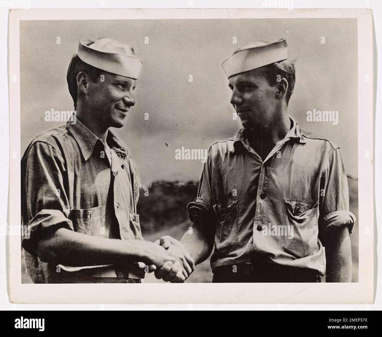 Twin brothers Kermit and Keith Olson were reunited as American invasion ...