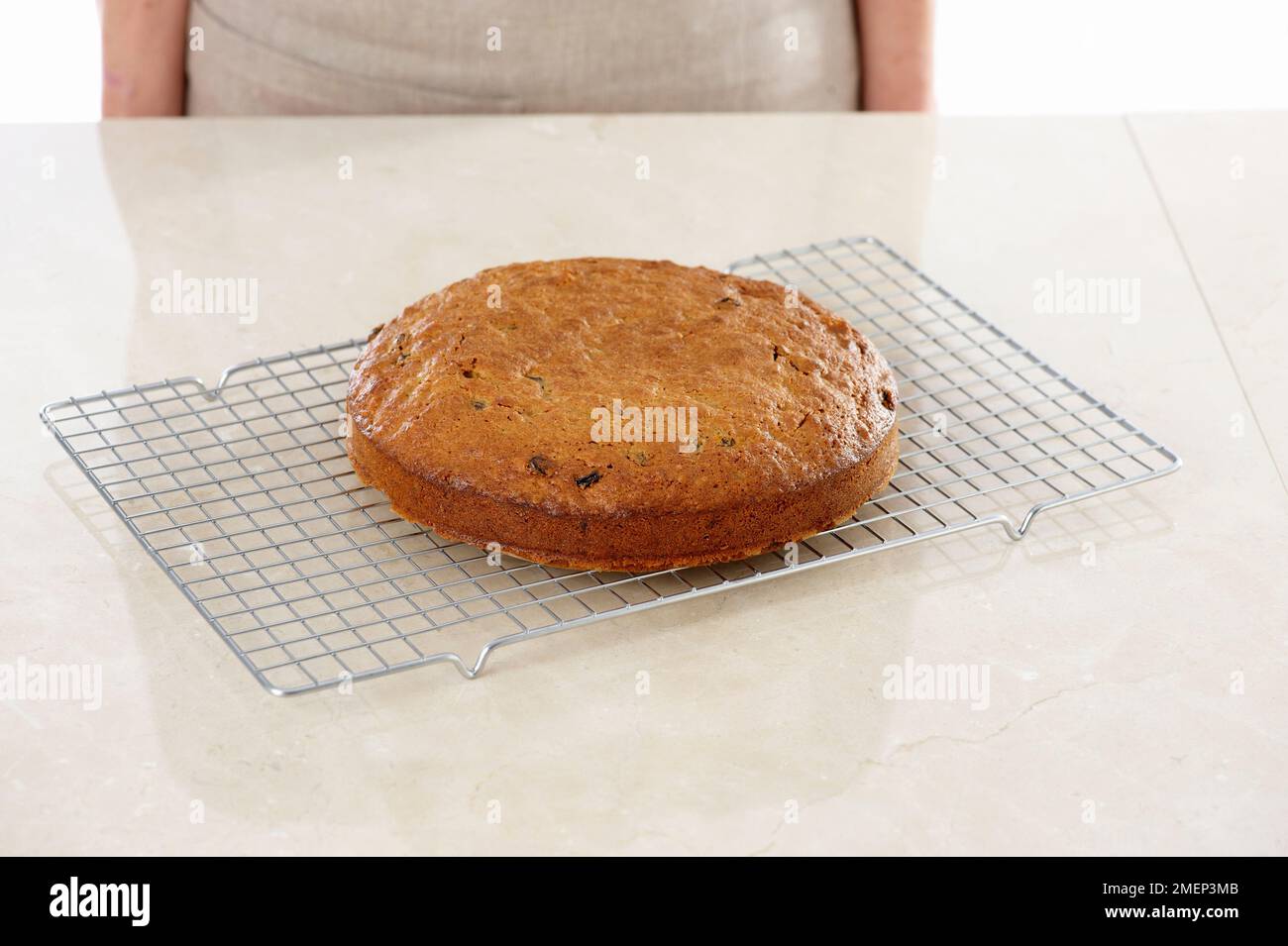 Carrot Cake on cooling rack Stock Photo - Alamy