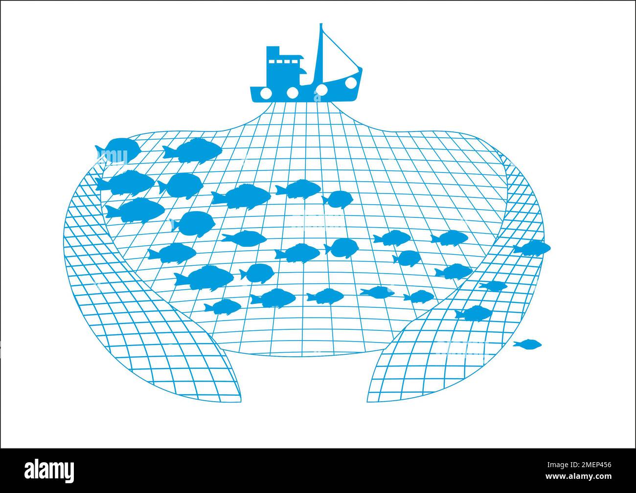 Fish net trawler catch hi-res stock photography and images - Alamy