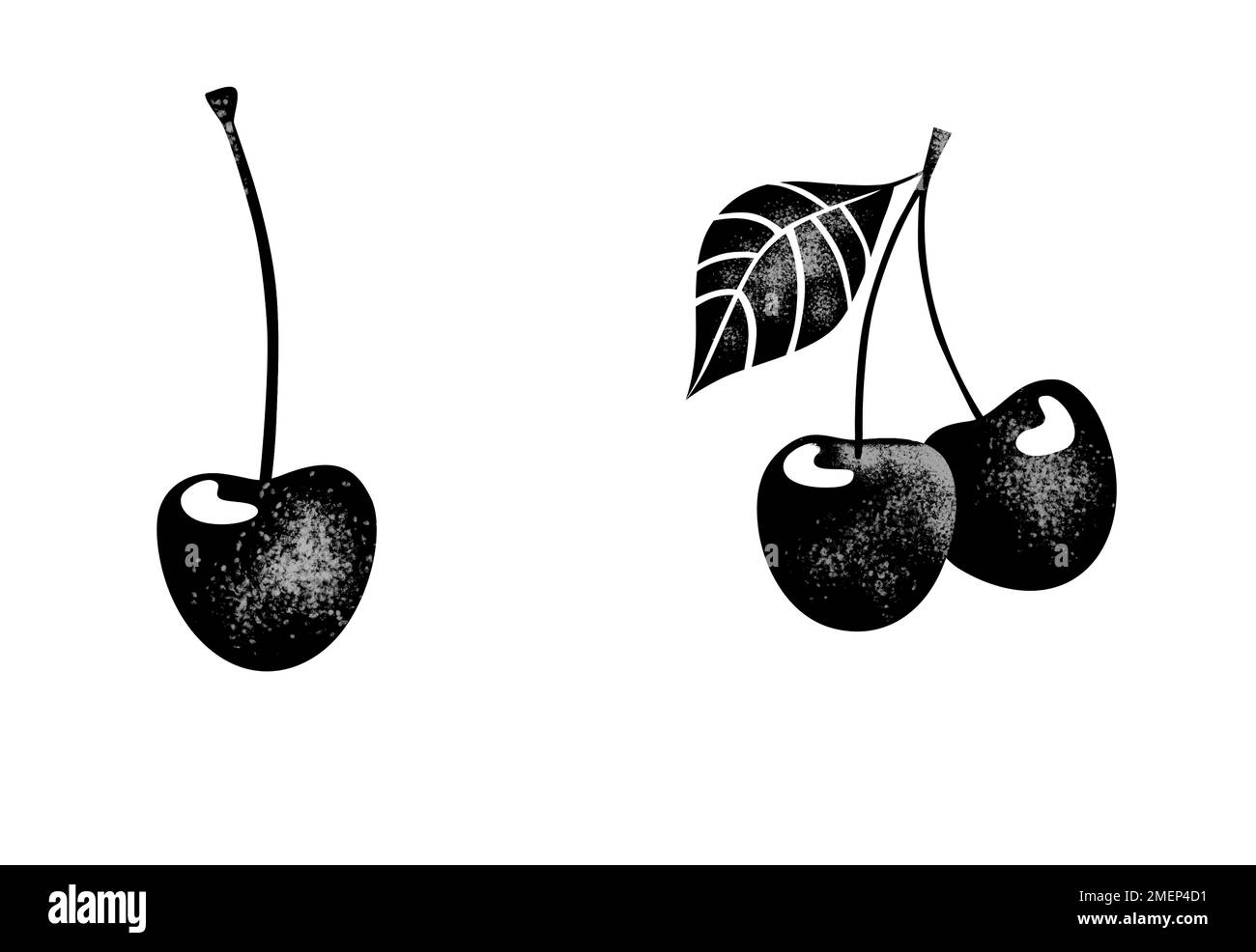 Cherries cherry Cut Out Stock Images & Pictures - Alamy