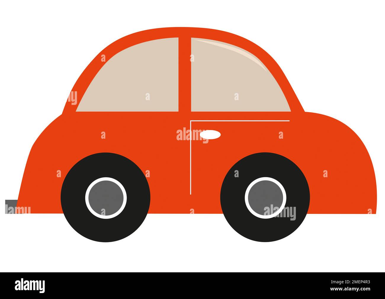 Driving red car Cut Out Stock Images & Pictures - Alamy
