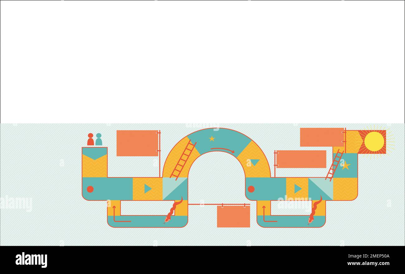 Board game illustration hi-res stock photography and images - Alamy