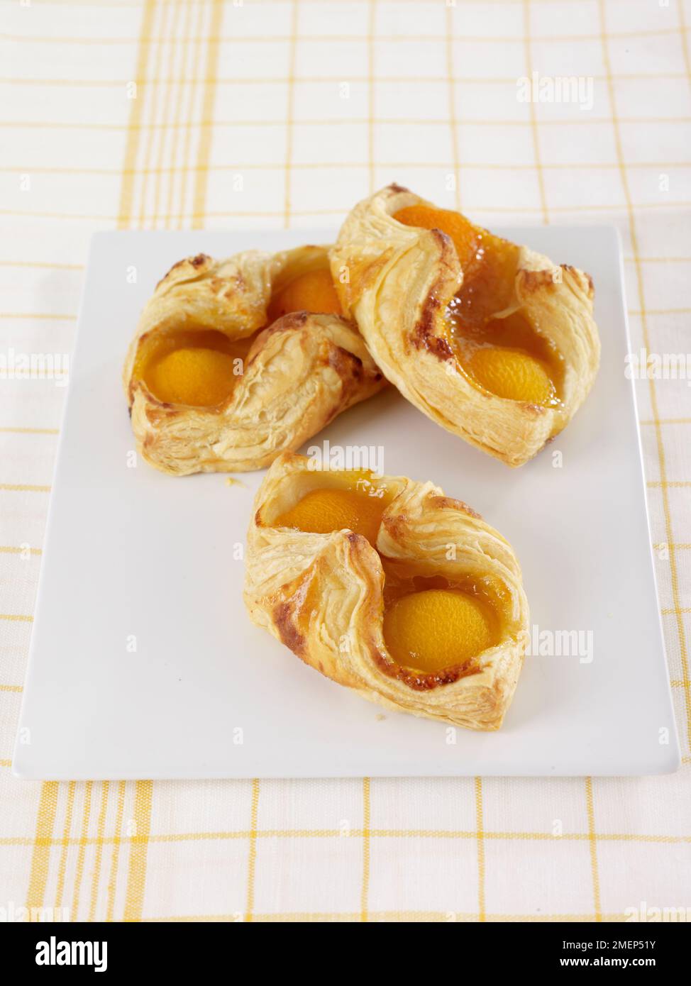 Apricot Pastries, Danish Pastries Stock Photo - Alamy