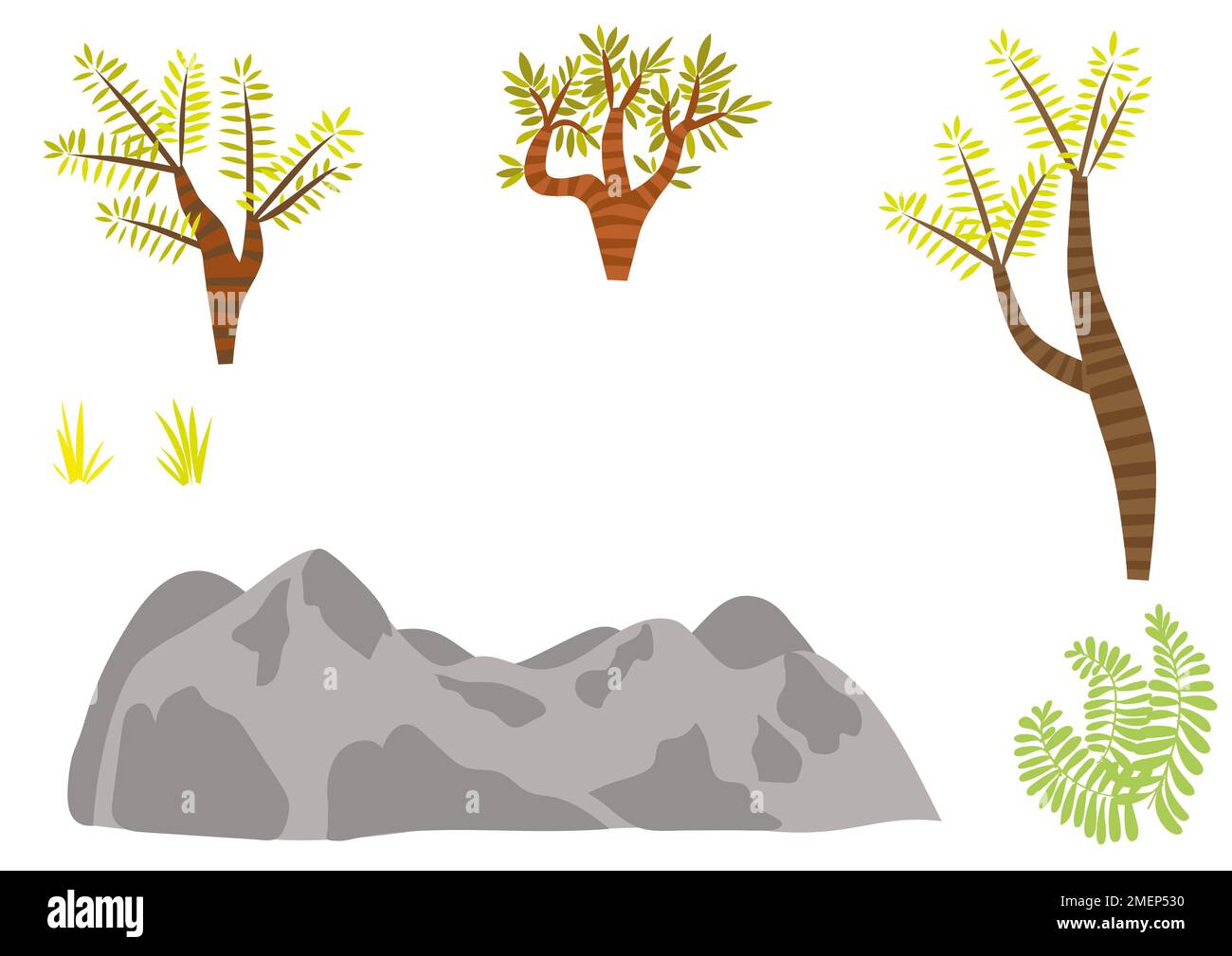 Illustration for scenery Cut Out Stock Images & Pictures - Alamy