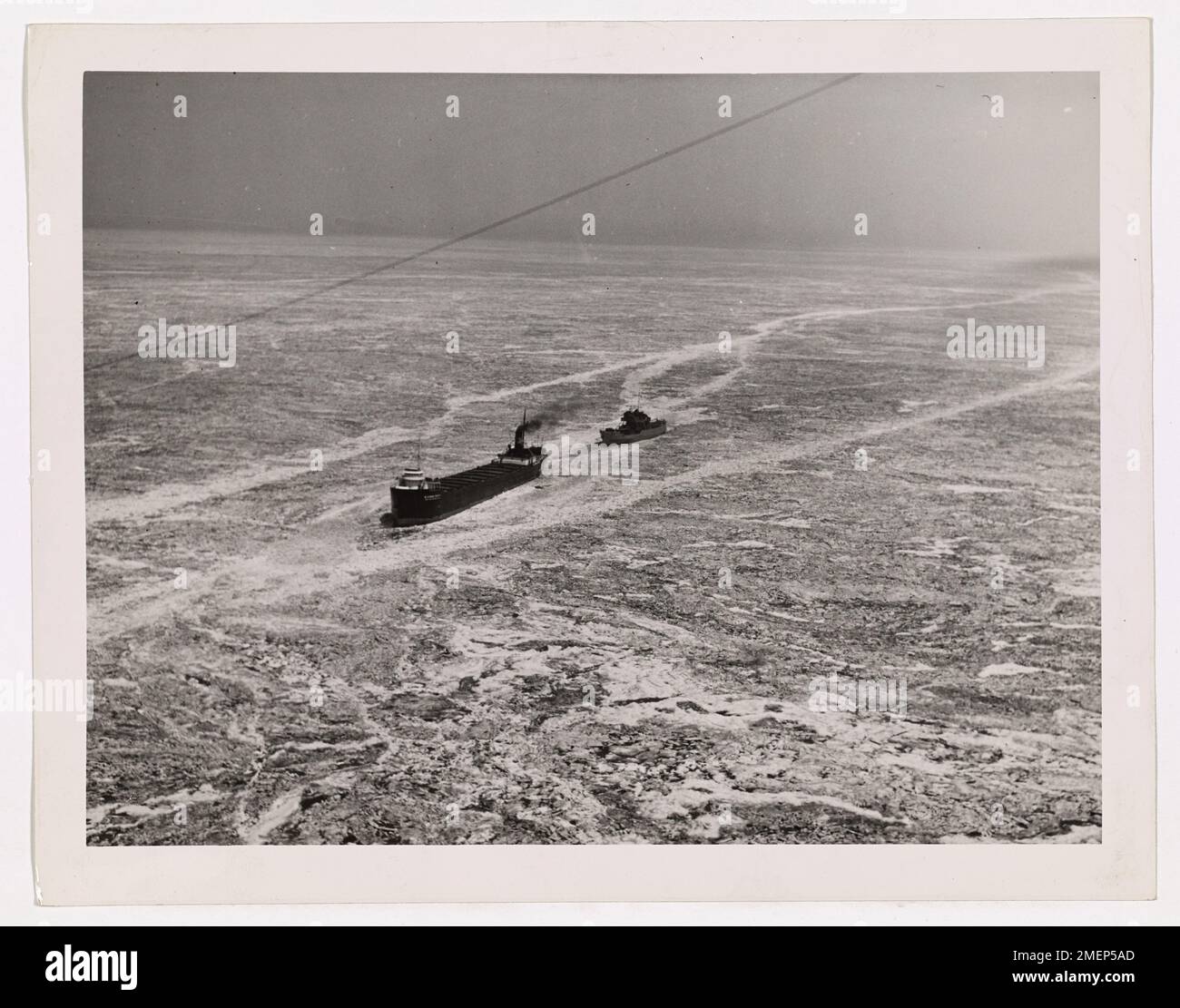 A Coast Guard patrol in Buffalo, New York, monitors ice conditions ...
