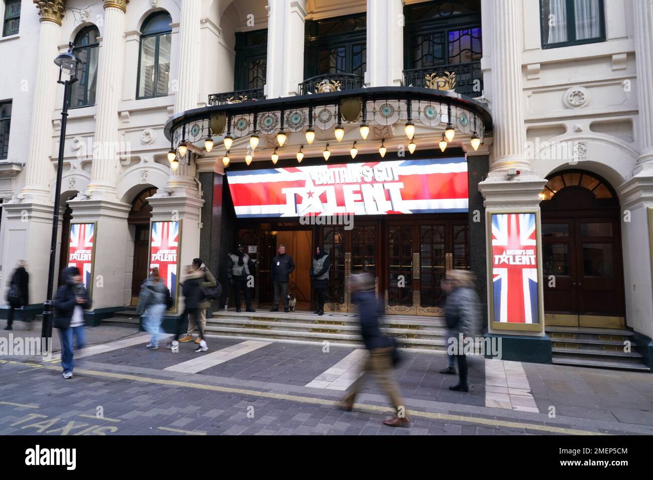 The London Palladium in Soho, London, where auditions for Britain's Got ...