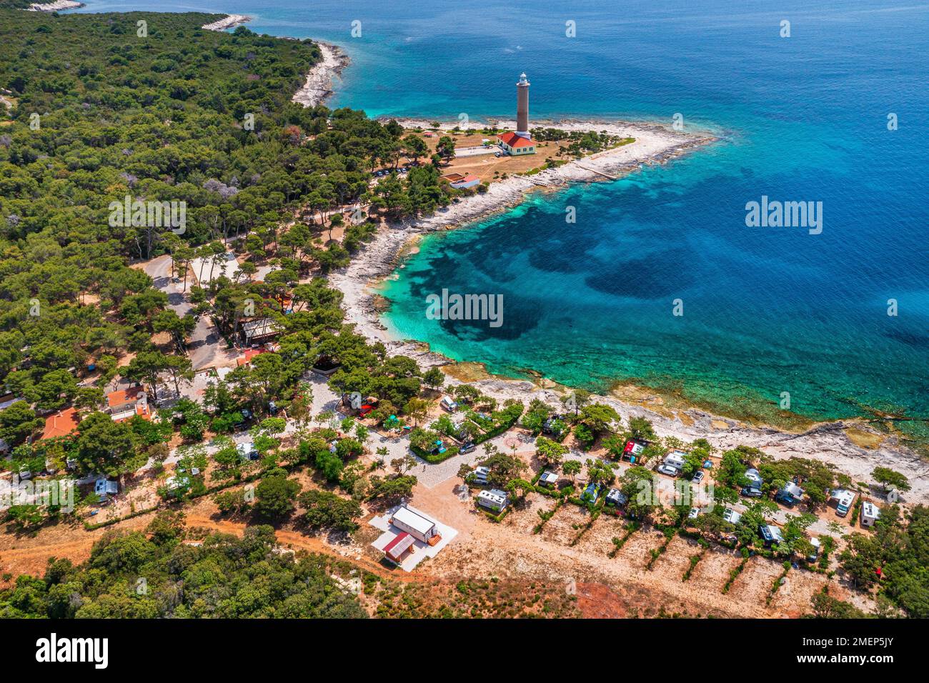 Light house Veli Rat Stock Photo - Alamy