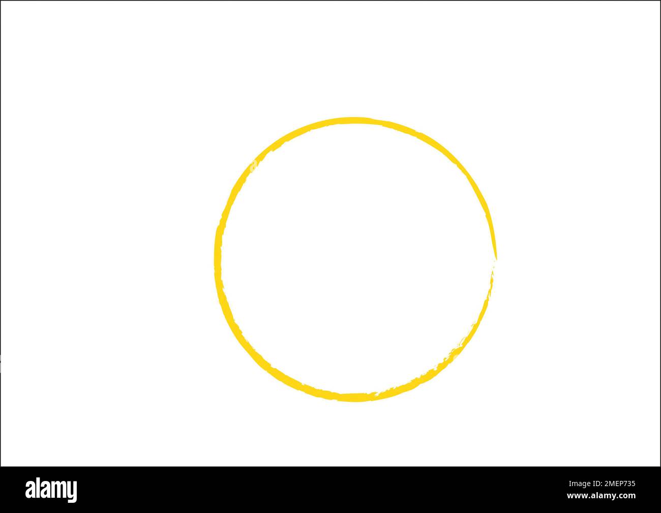 Yellow circle graphic Stock Photo - Alamy