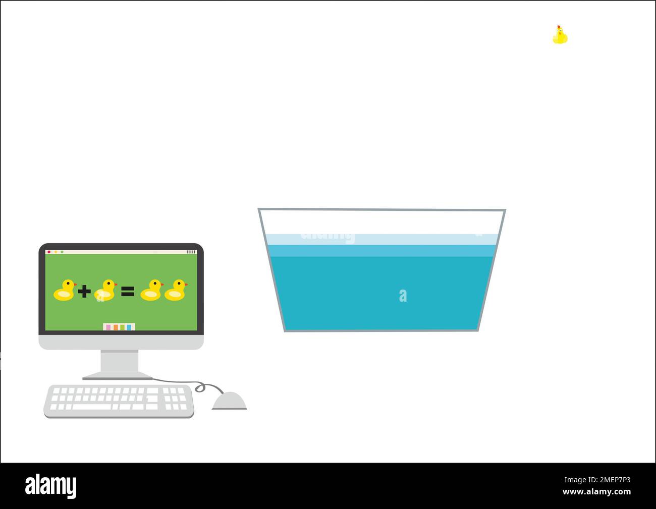 Computer Water tank Stock Photo - Alamy